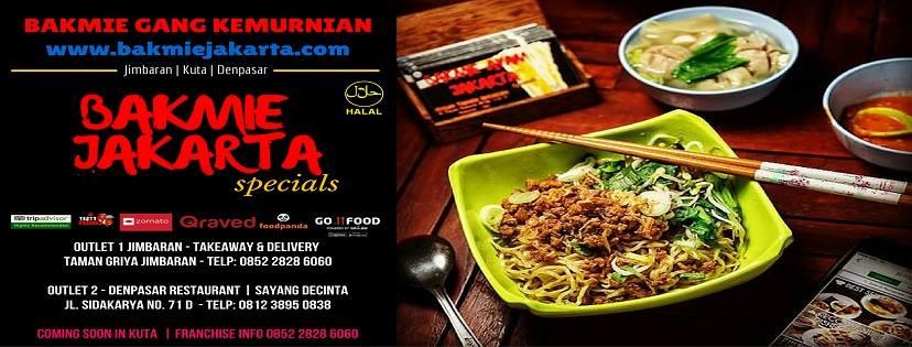 Carta del restaurante Bakmie Keriting Jakarta, Denpasar