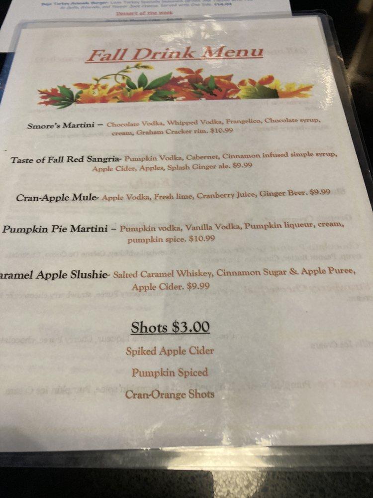 Menu at JD Shuckers Georgetown desserts, Georgetown