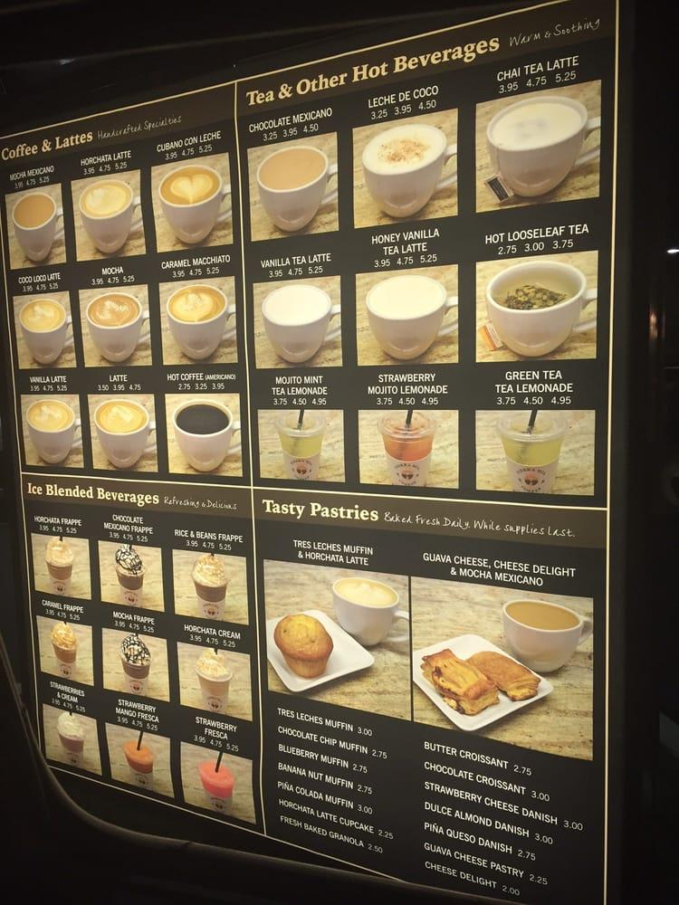 Menu at Tierra Mia Coffee Drive Thru cafe, Long Beach, 425 Pacific ...