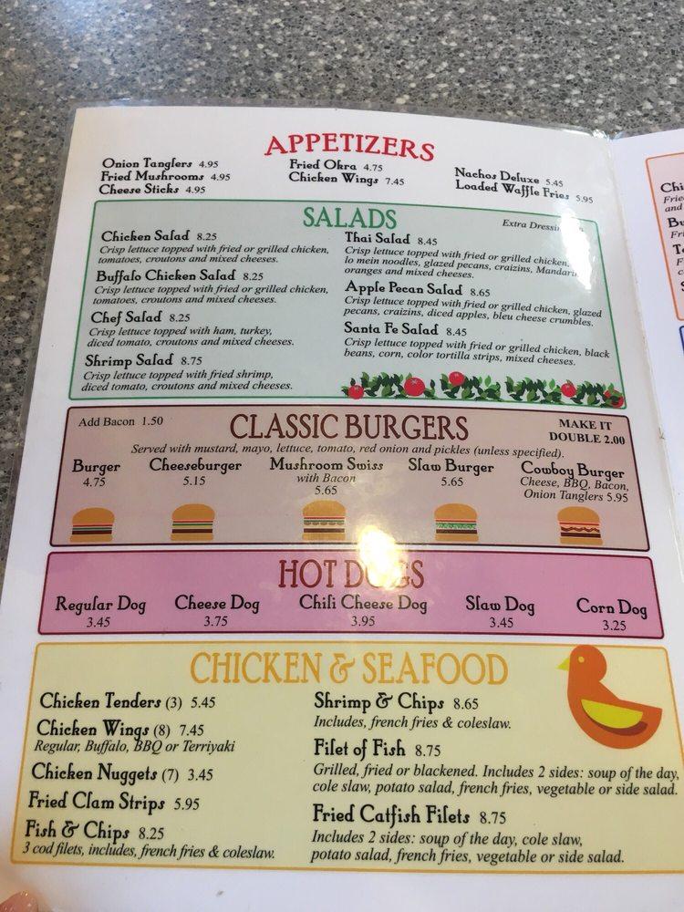 Menu at Frostbite Ice Cream & More restaurant, Frostproof