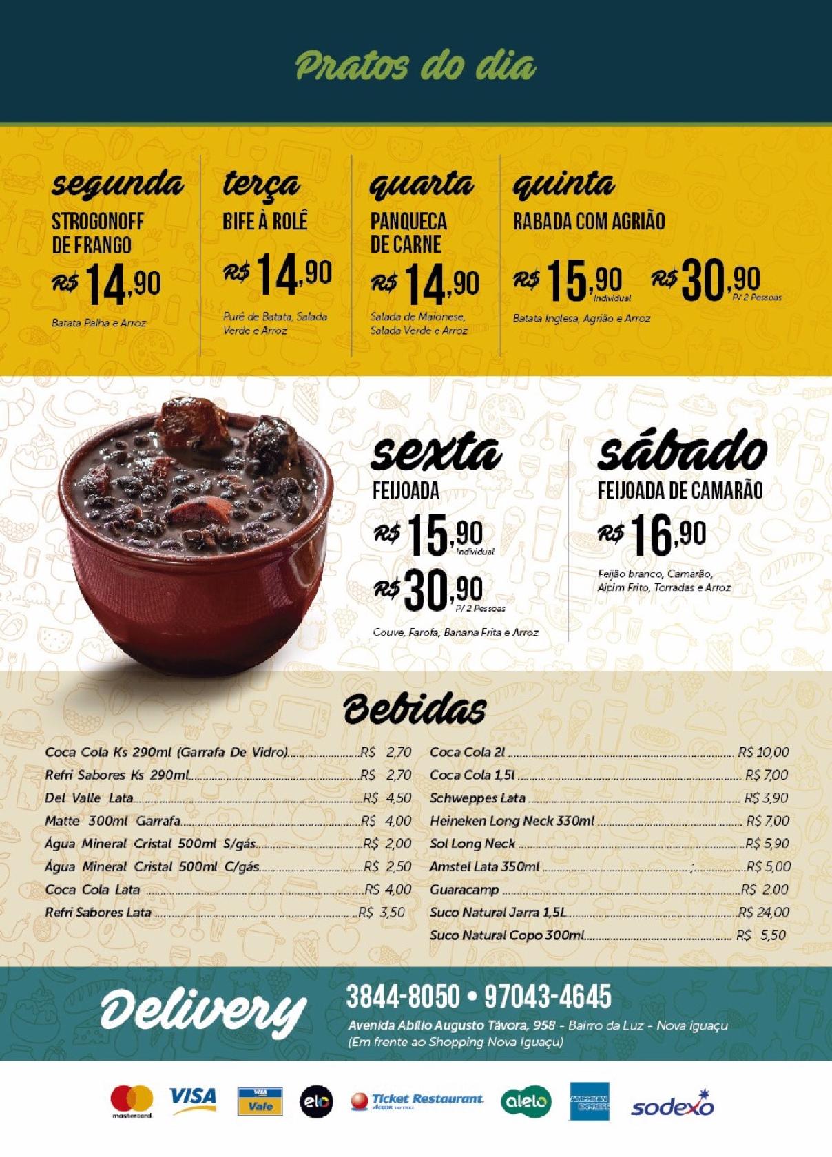 Menu em Supremo Restaurante, Nova Iguaçu