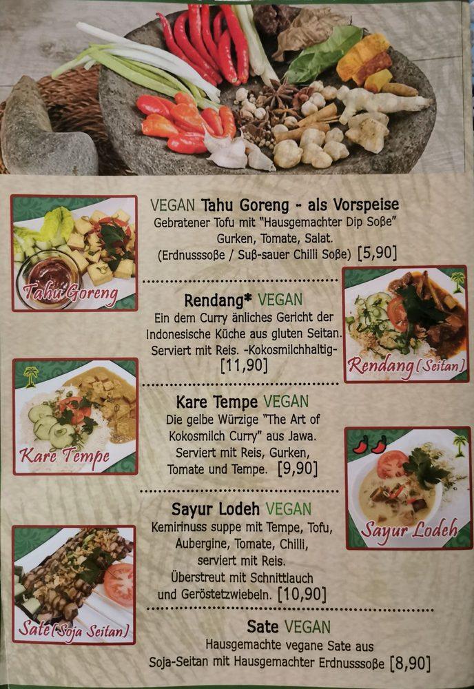 Speisekarte von Wayang Indonesische Spezialitäten restaurant, Frankfurt ...