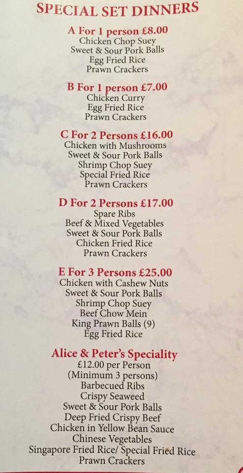 Menu at The George Inn pub & bar, Teynham