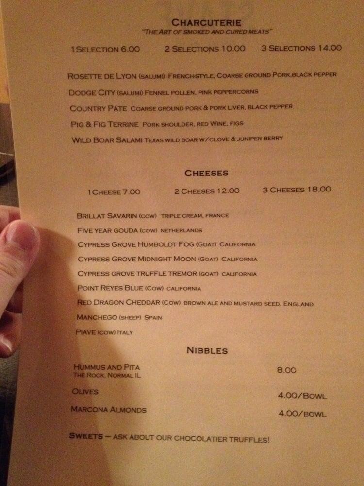 Menu at Stave Wine Bar And Market, Normal