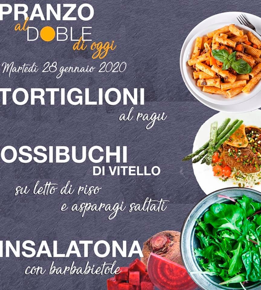 Menu da Doble Snack Bar, Camorino, Residenza