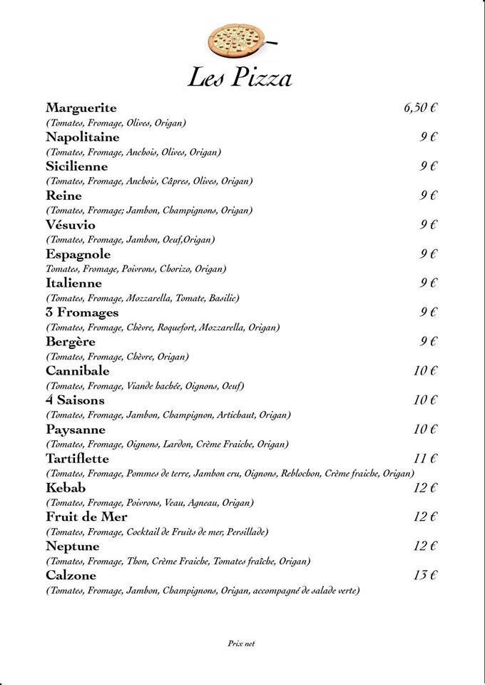Menu at Le Bouchon Provençal restaurant, Villeneuve-Loubet, 44 Rte du ...