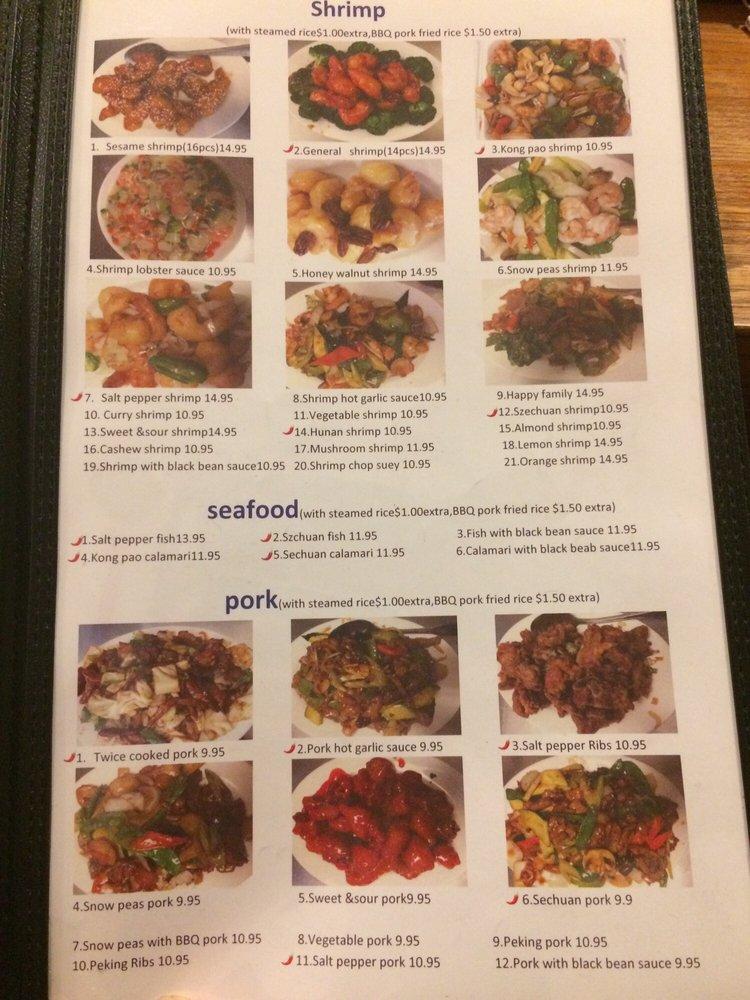 Menu at Lucky Chinese Restaurant, Red Bluff