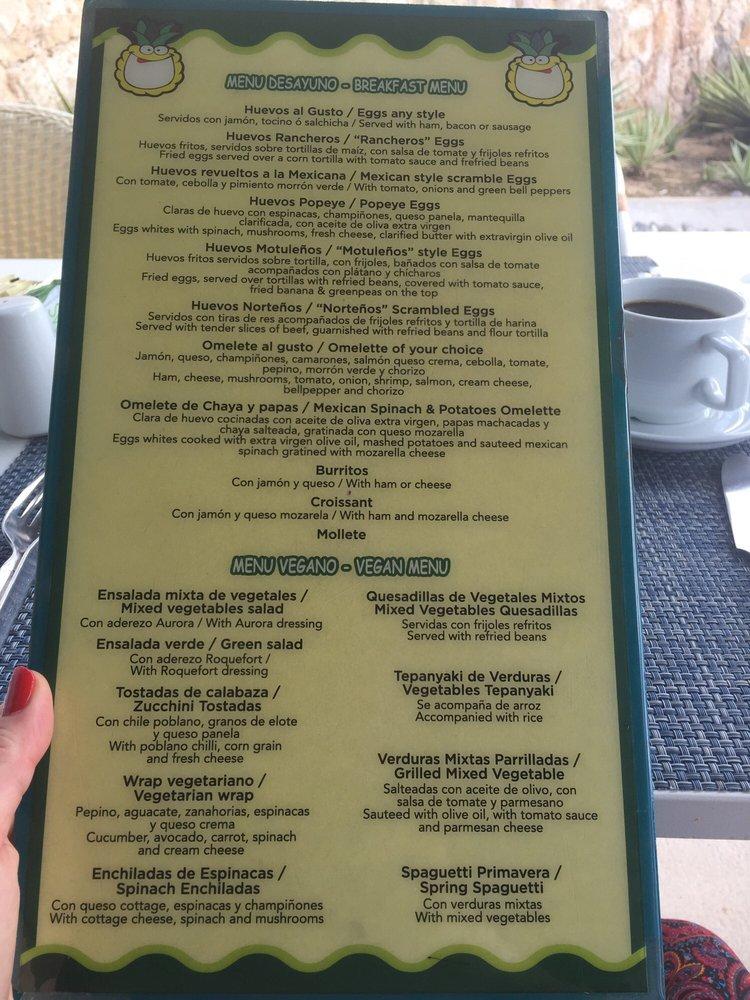 Menu at Pina Colada restaurant, Cancún, Boulevard Kukulcan KM 16.5 L-48 ...