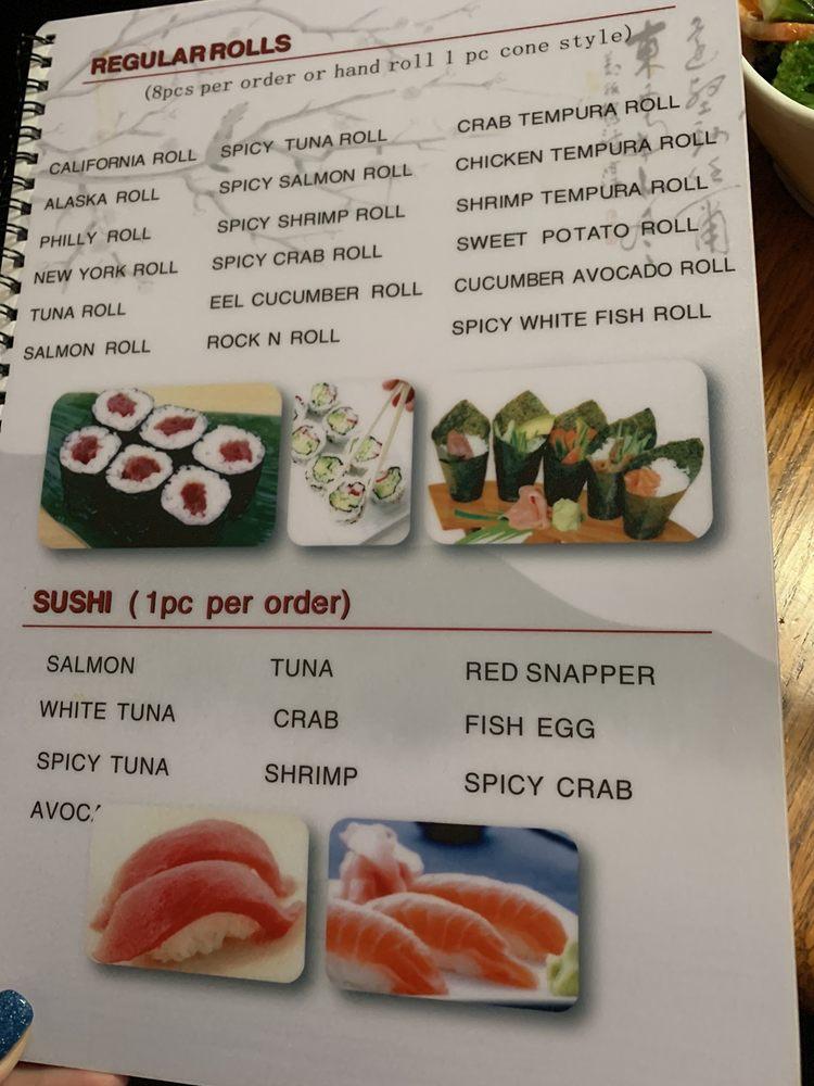 Menu at Sushi Masa restaurant, Selinsgrove