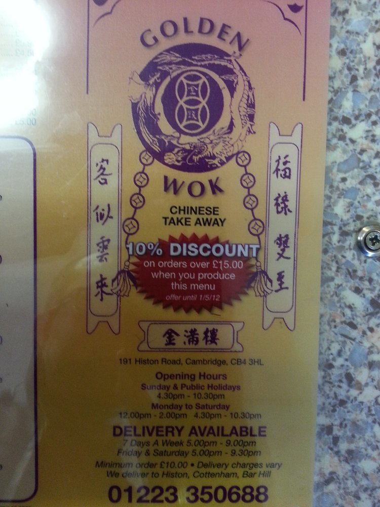 Golden Wok in Cambridge