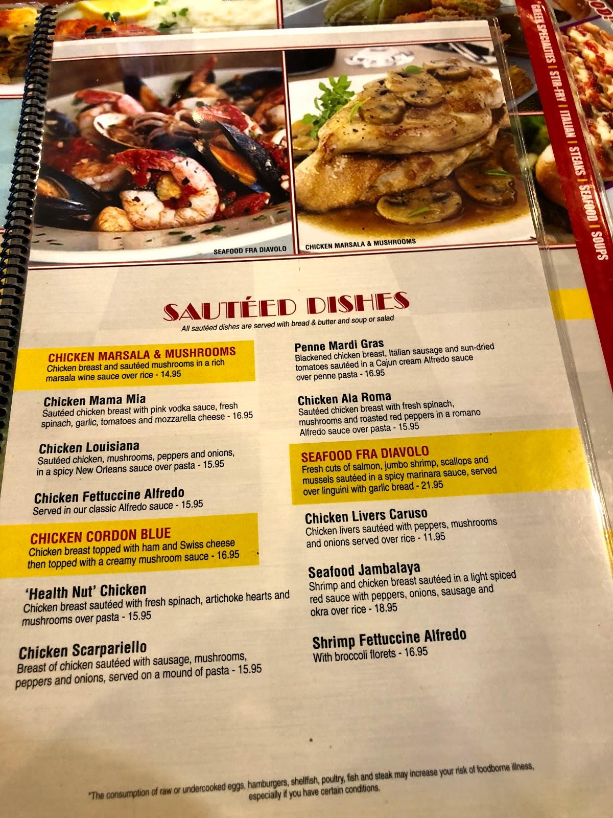 Menu at City Cafe Diner, Huntsville, Drake Ave SW