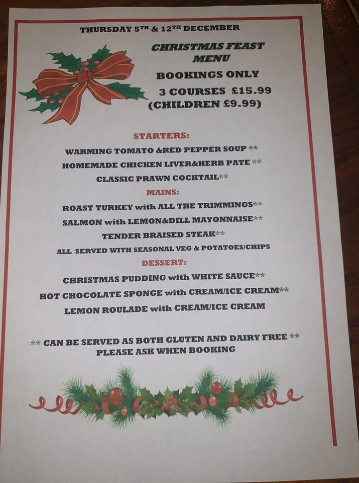 Menu at The Flying Lady pub & bar, Crewe