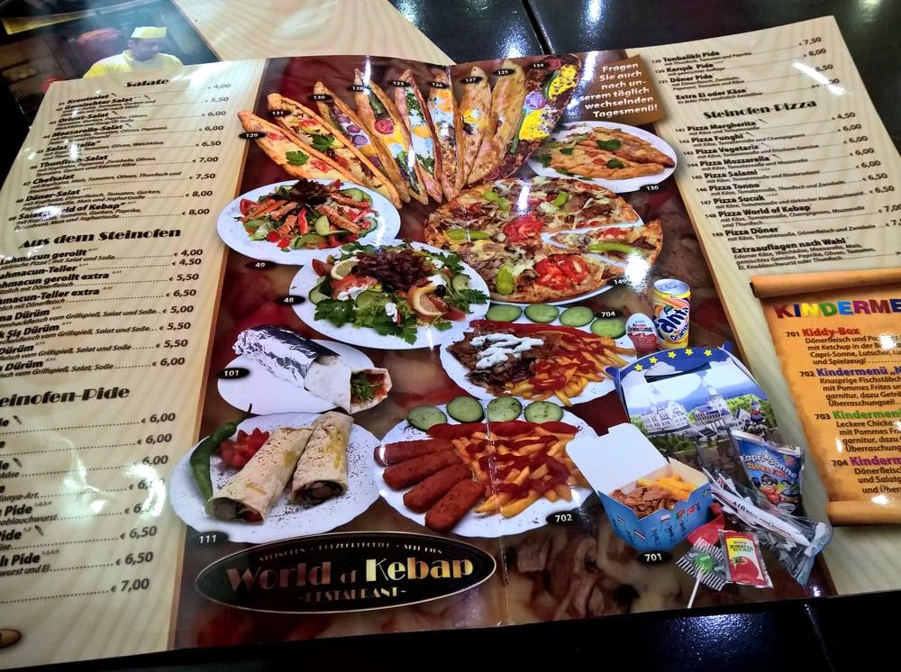 Menu at World of Kebap restaurant, Offenbach