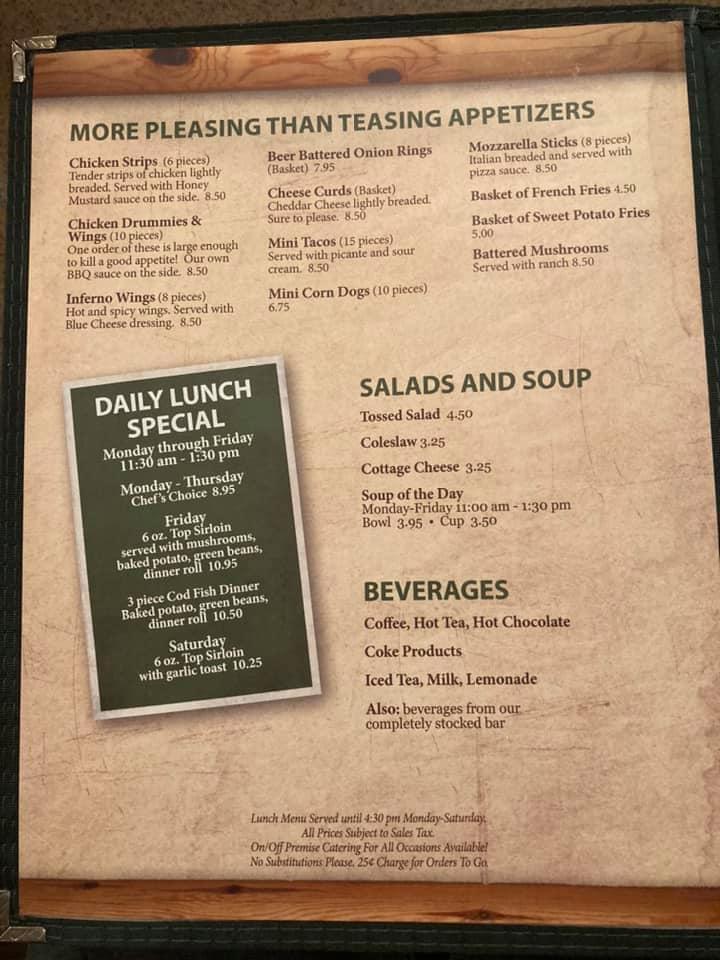Menu at House Of Coates pub & bar, Rosemount, Clayton Ave E