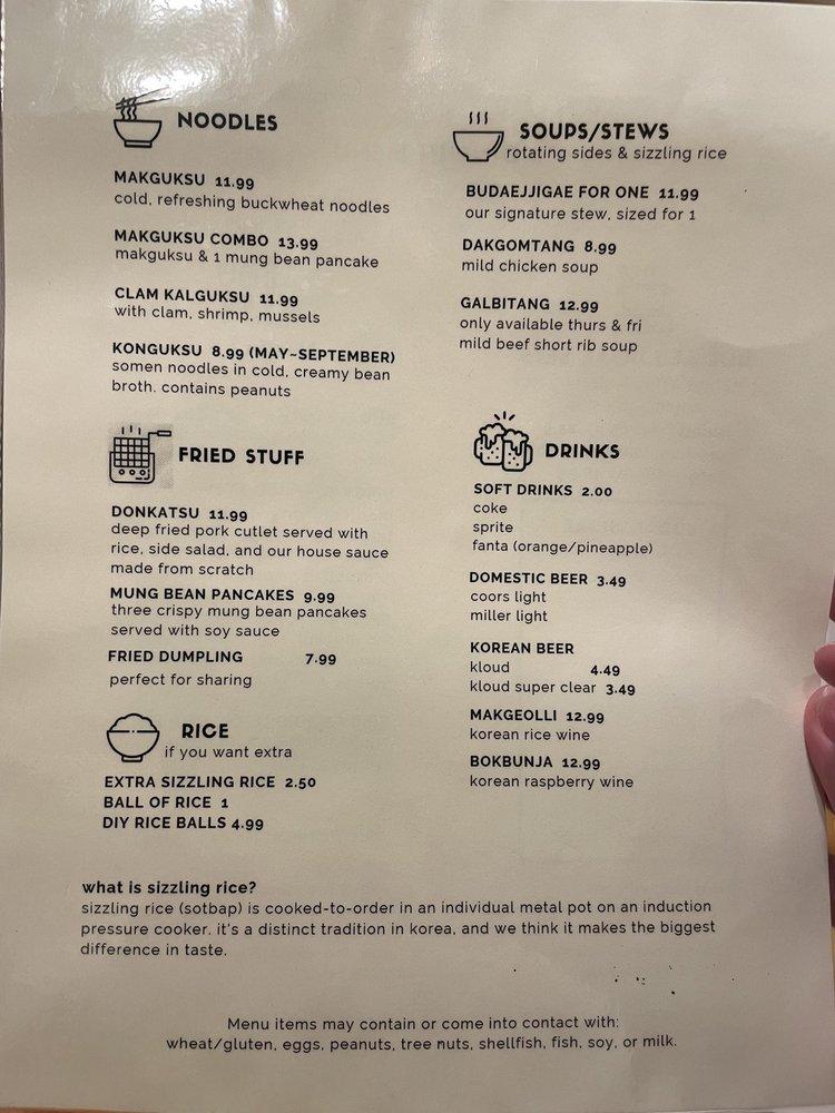 Carta de barbacoa Bally Budaejjigae, Suwanee