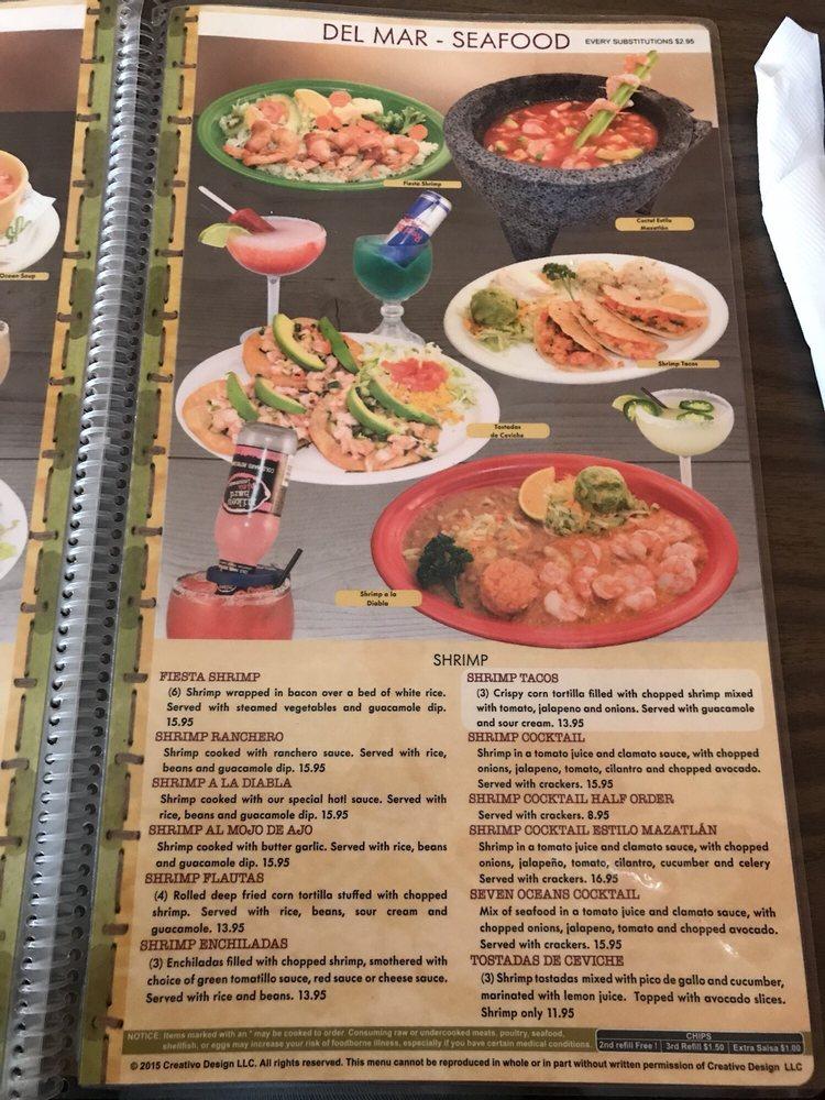 Menu at Vargas Restaurant Bar & Grill, Liberal