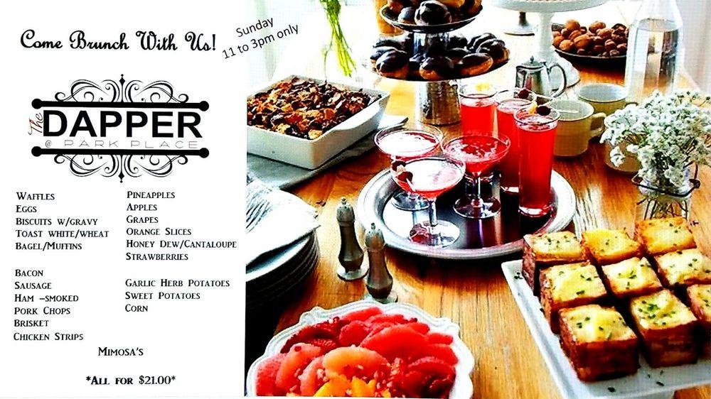 Menu at The Dapper At Park Place pub & bar, Texarkana