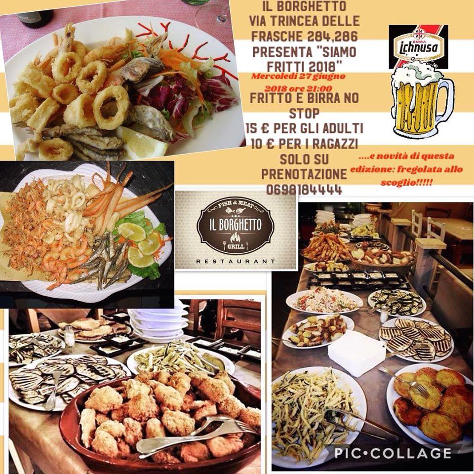 Menu da Il Borghetto ristorante, Fiumicino