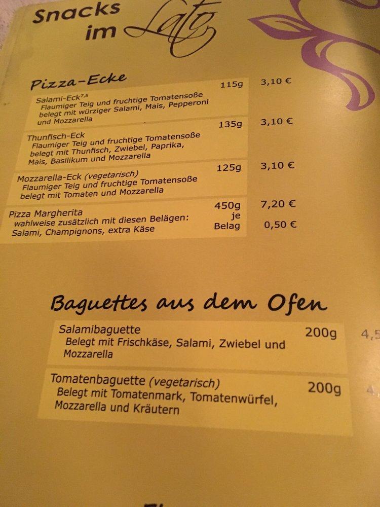 Speisekarte von Cafe Lato, Hockenheim