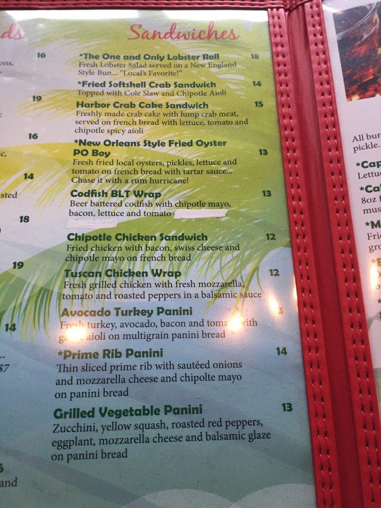 Carta del restaurante Harbor Crab Co, Patchogue