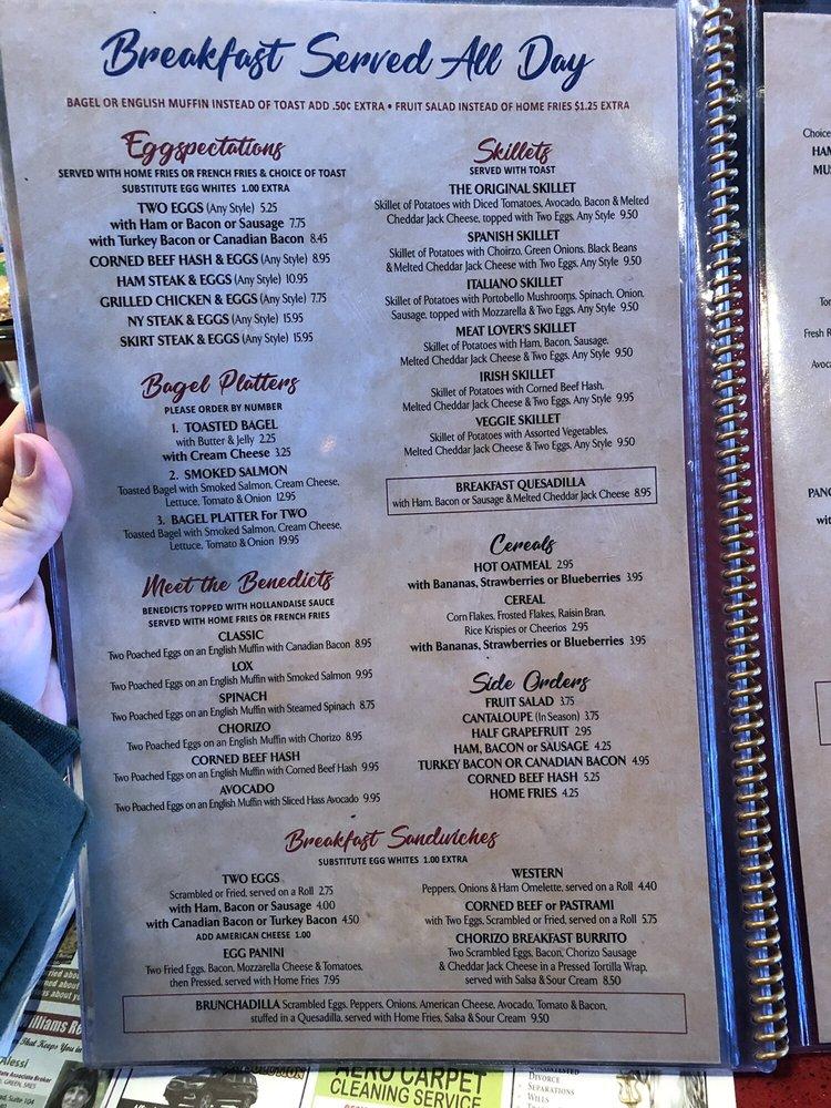 Menu at D lux Diner pub & bar, Middletown
