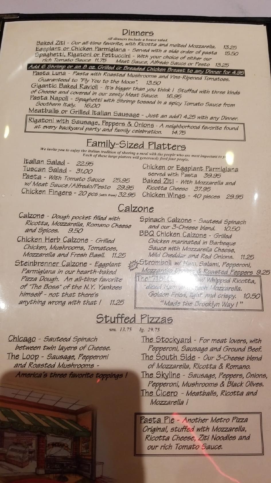 Menu at Metro Pizza pizzeria, Las Vegas, S Decatur Blvd #39