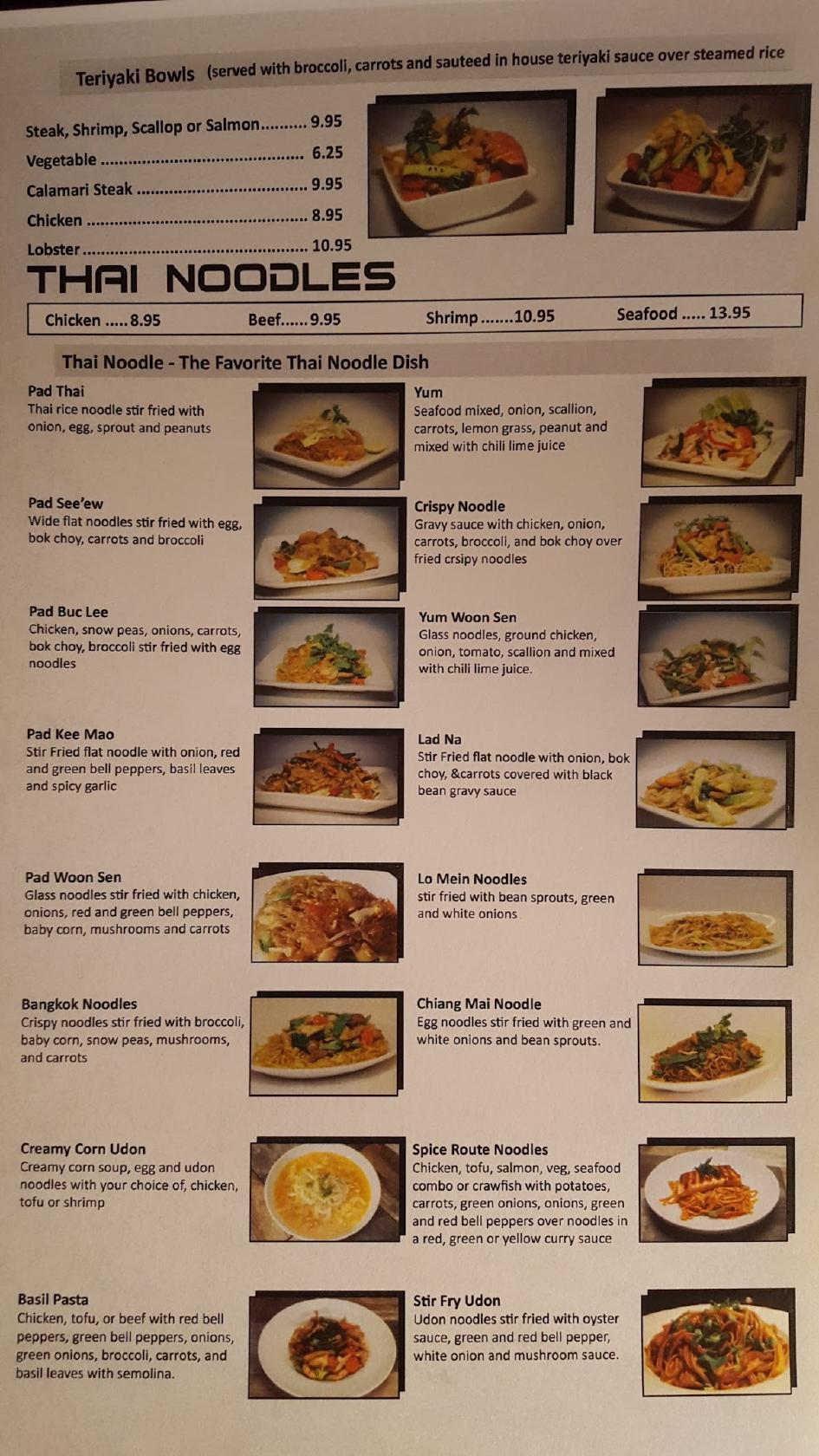 Menu at Cafe RawZ of West Monroe, West Monroe