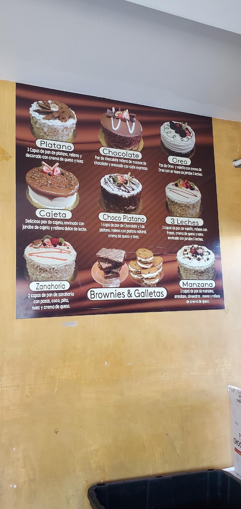Carta de Choux Resposteria Fina, Tijuana