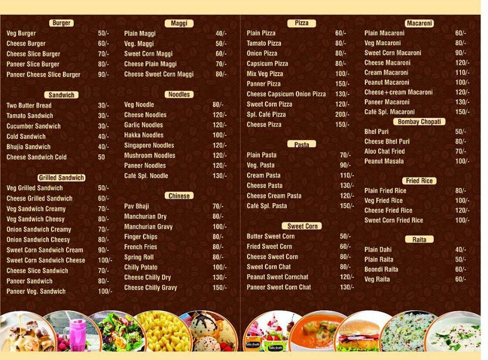 Menu at Fashion & Lifestyle, Hisar