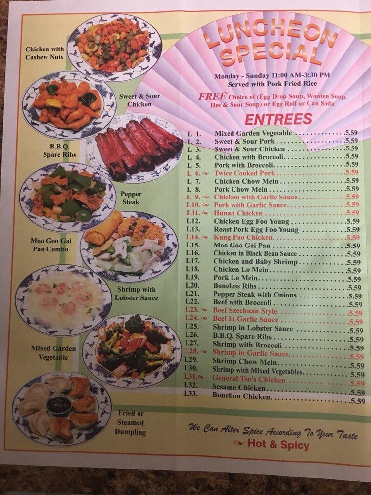 Menu at First Choice Chinese Restaurant, Orlando