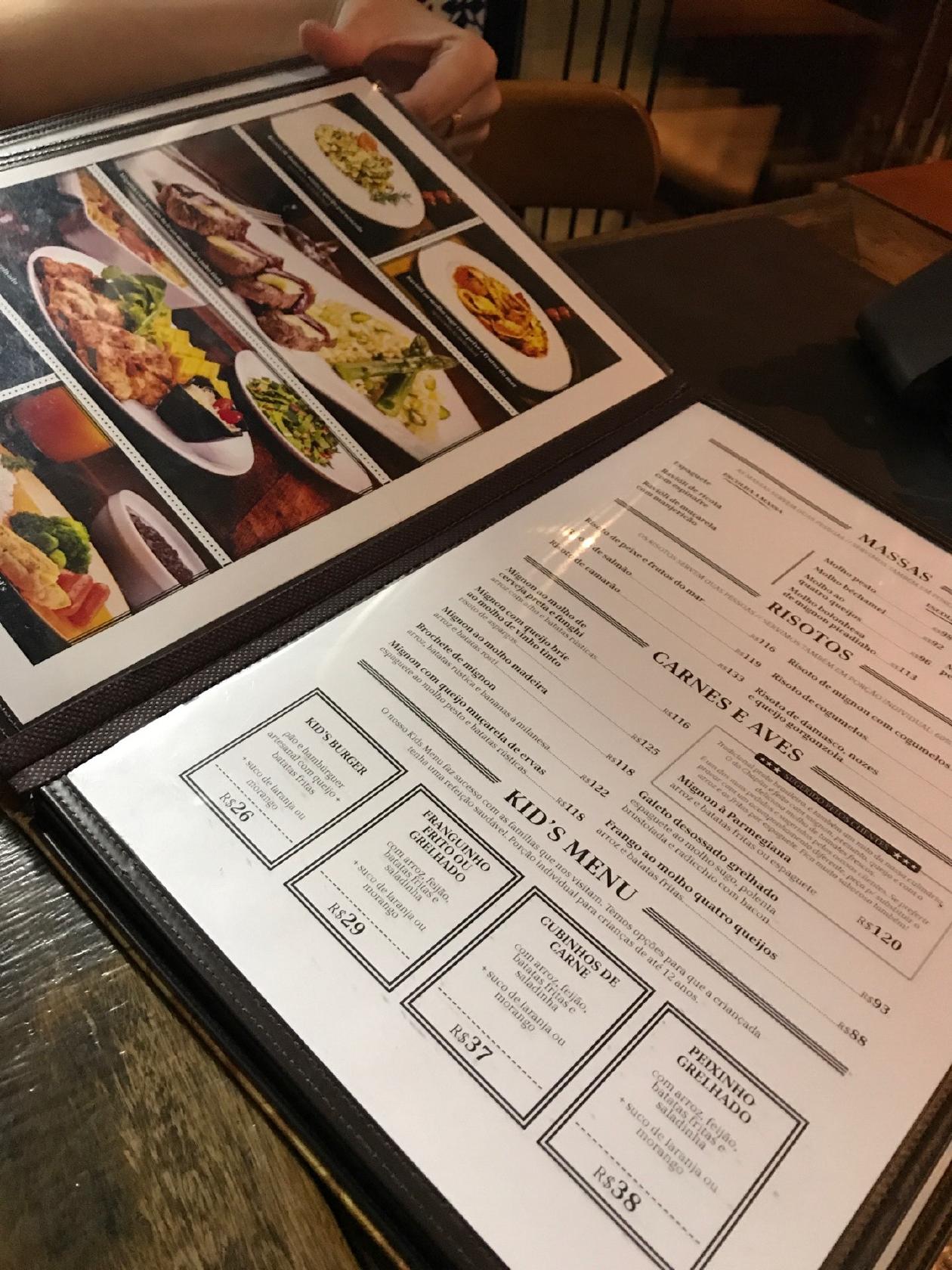 Menu em Chaplin Restaurante, Balneário Camboriú, 2220 - Centro