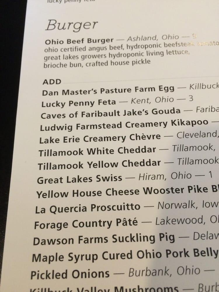 Menu at Forage Public House, Lakewood