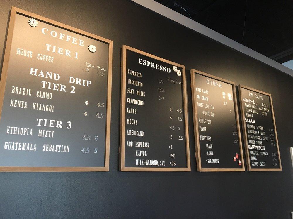 Menu at JW Cafe & Bakery, Louisville