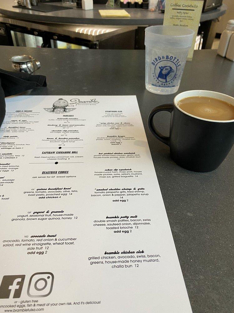 Menu at Bramble Breakfast & Bar Broken Arrow, Broken Arrow