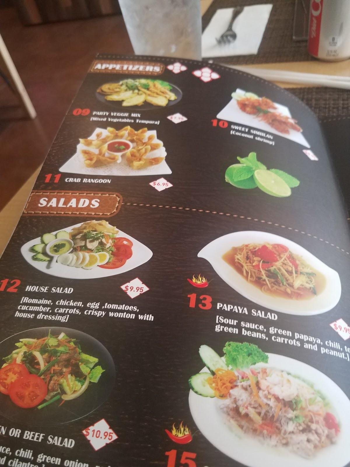 Menu at D Thai Bistro Mesquite restaurant, Mesquite