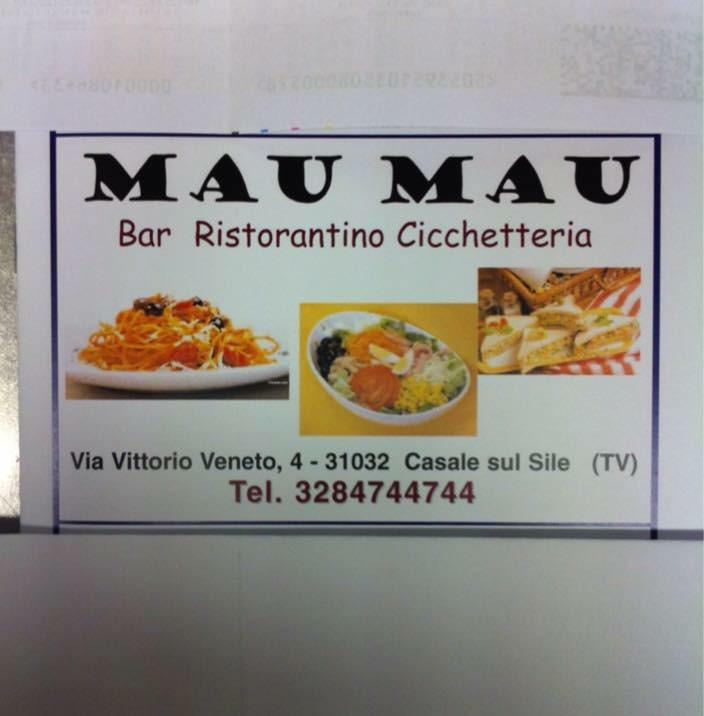 Menu da Mau Mau pub & bar, Casale Sul Sile