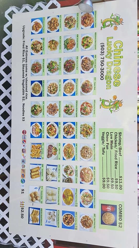 Menu at BGs Food Cartel restaurant, Beaverton