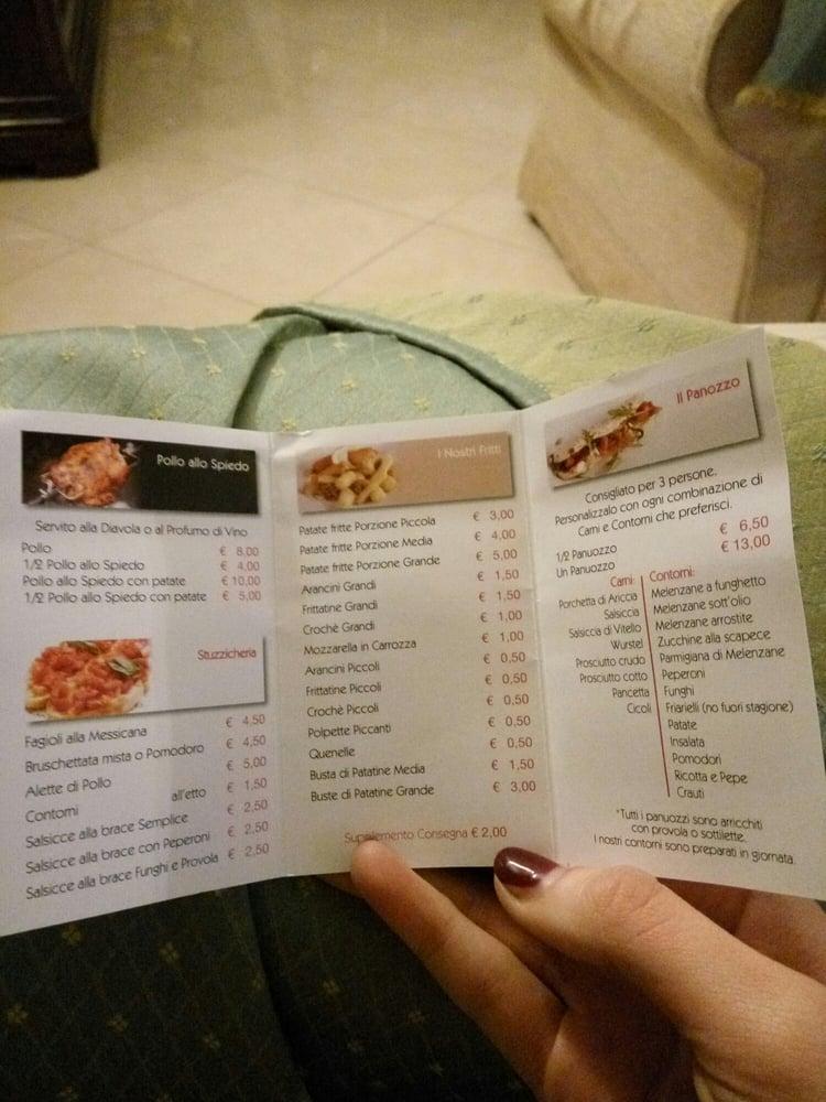 Menu at Polli & Contorni pub & bar, Pozzuoli