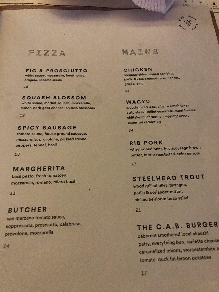 Menu at Sixty Vines pub & bar, Plano, Dallas Pkwy