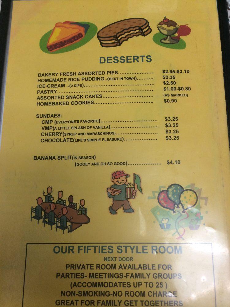 Menu at Jimmy's Quick Lunch restaurant, Hazleton