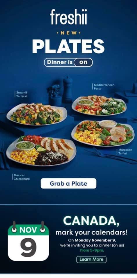 Menu at Freshii - Restaurant, Calgary, 15 Sunpark Plaza SE