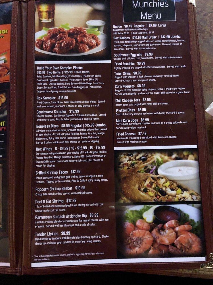 Menu at On the Rox pub & bar, Houston, Jones Rd Suite 300