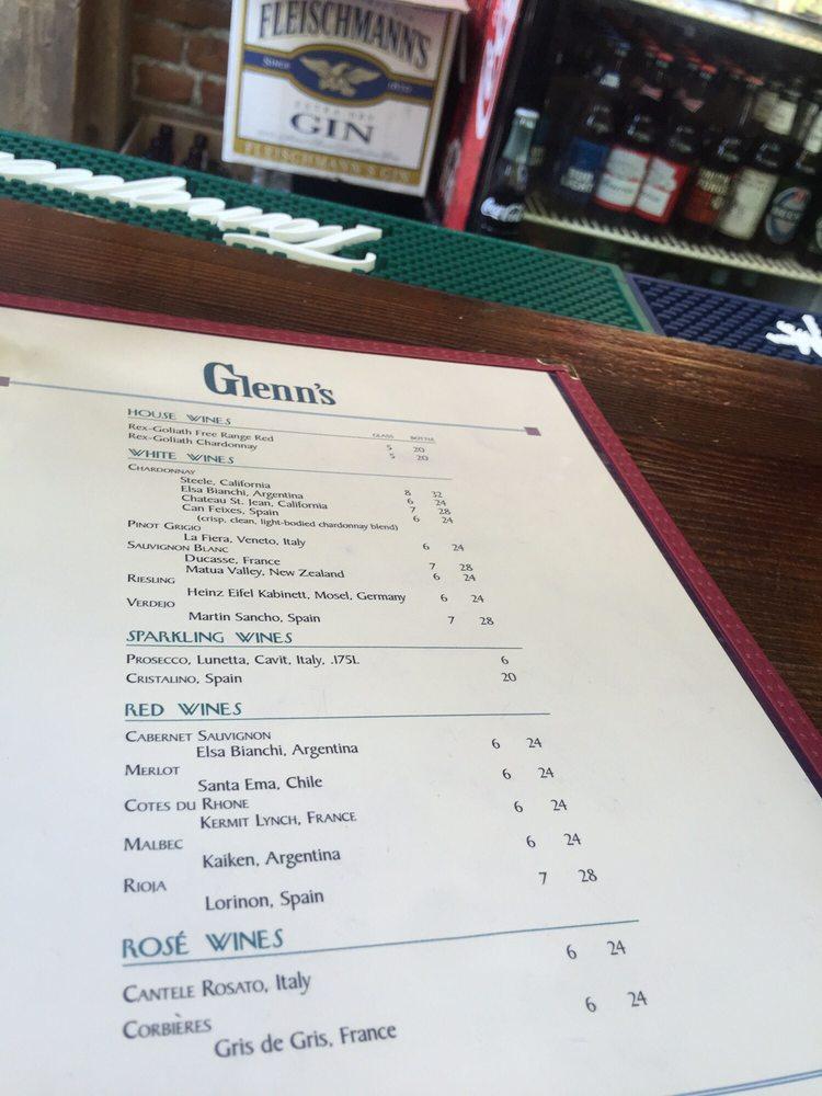 Menu at Glenn's, Food and Spirits pub & bar, Livingston