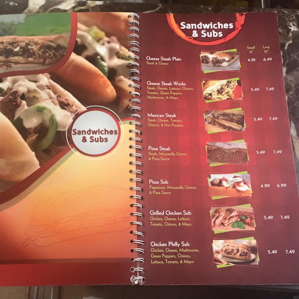 Menu at Highlander Pizza pizzeria, Radford