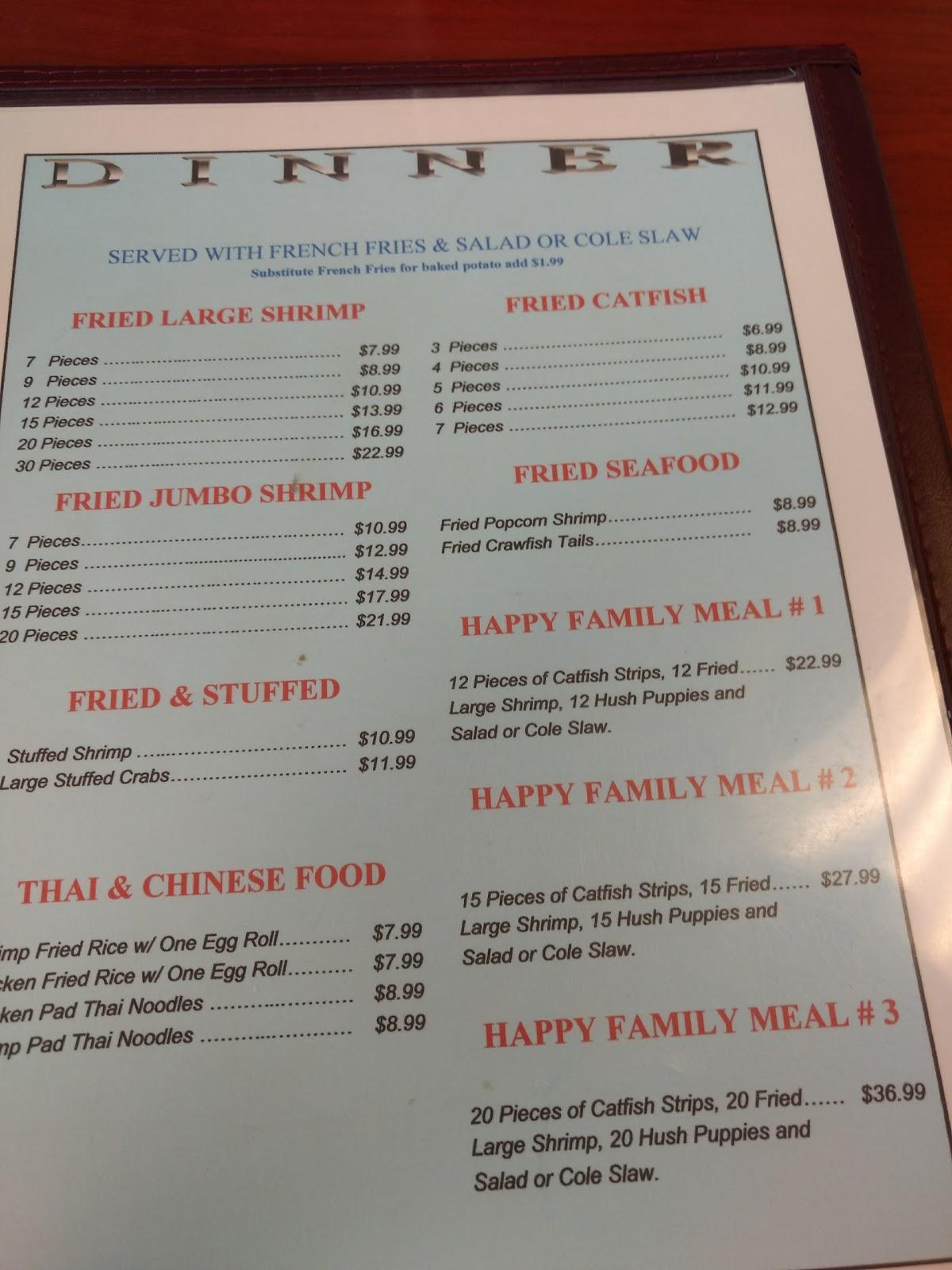 Menu at Lilly Restaurant, League City