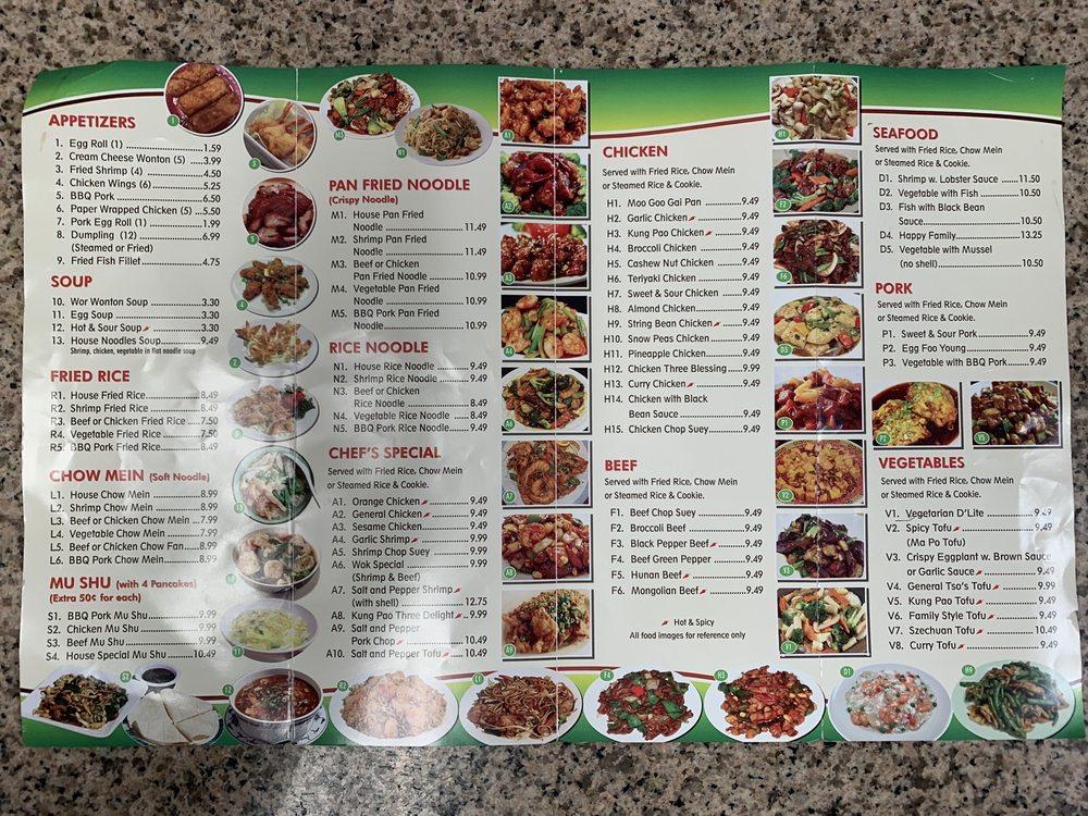 Menu at Best Wok restaurant, Calimesa