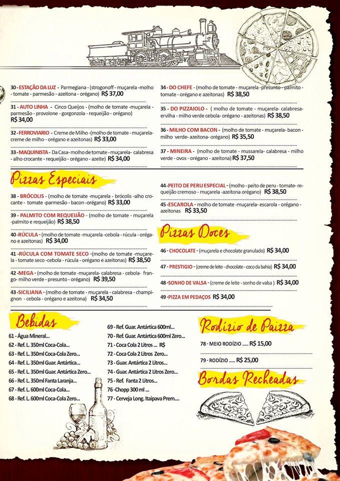 Menu em Estação-Pizza Express Delivery pizzaria, Três Lagoas, Avenida ...