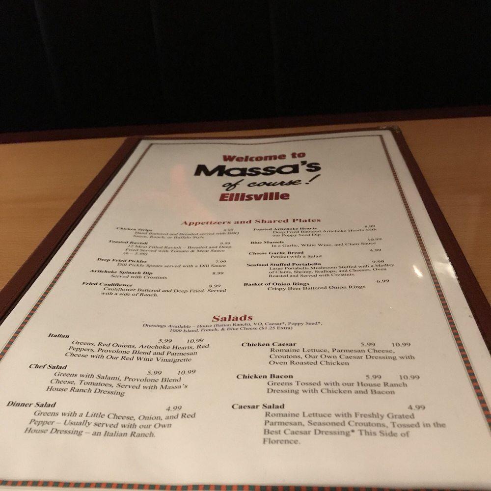 Menu at Massa's Ellisville/Ballwin desserts, Ellisville
