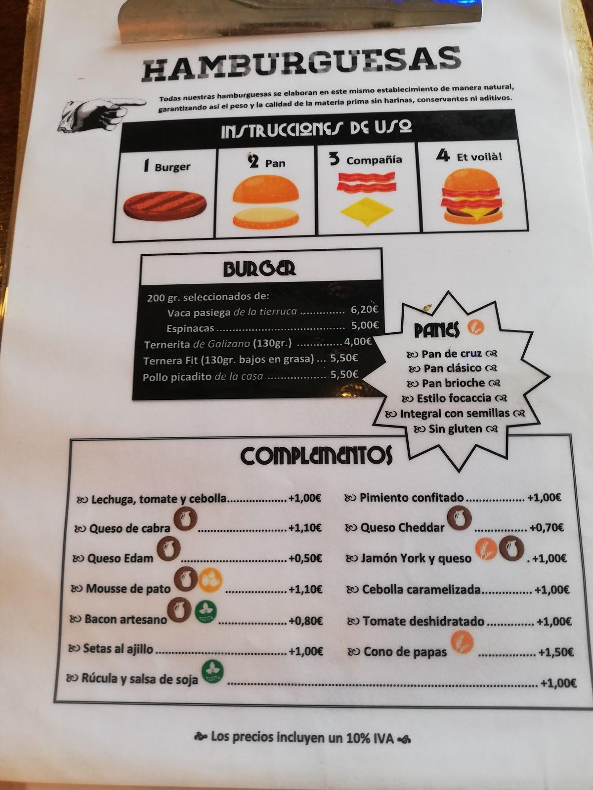 Carta del restaurante Qué bueno que viniste - Noja, Noja