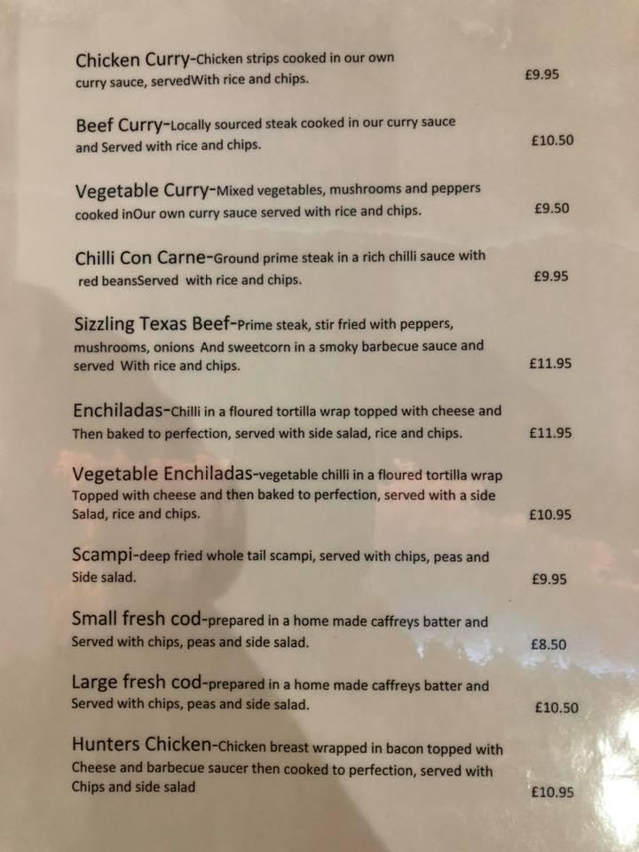 Menu at The Somerset Arms pub & bar, England, Mitchel Troy